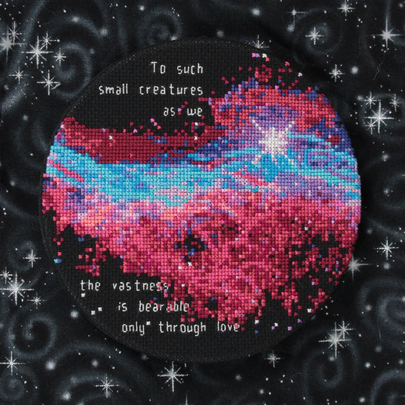 Veil Nebula, Hubble Space Telescope and Carl Sagan inspired Cross Stit – sonovastitch